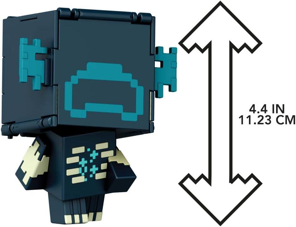 Mattel Minecraft Flippin’ Figs Figures with 2-in-1 Fidget Play, 3.75-in ...
